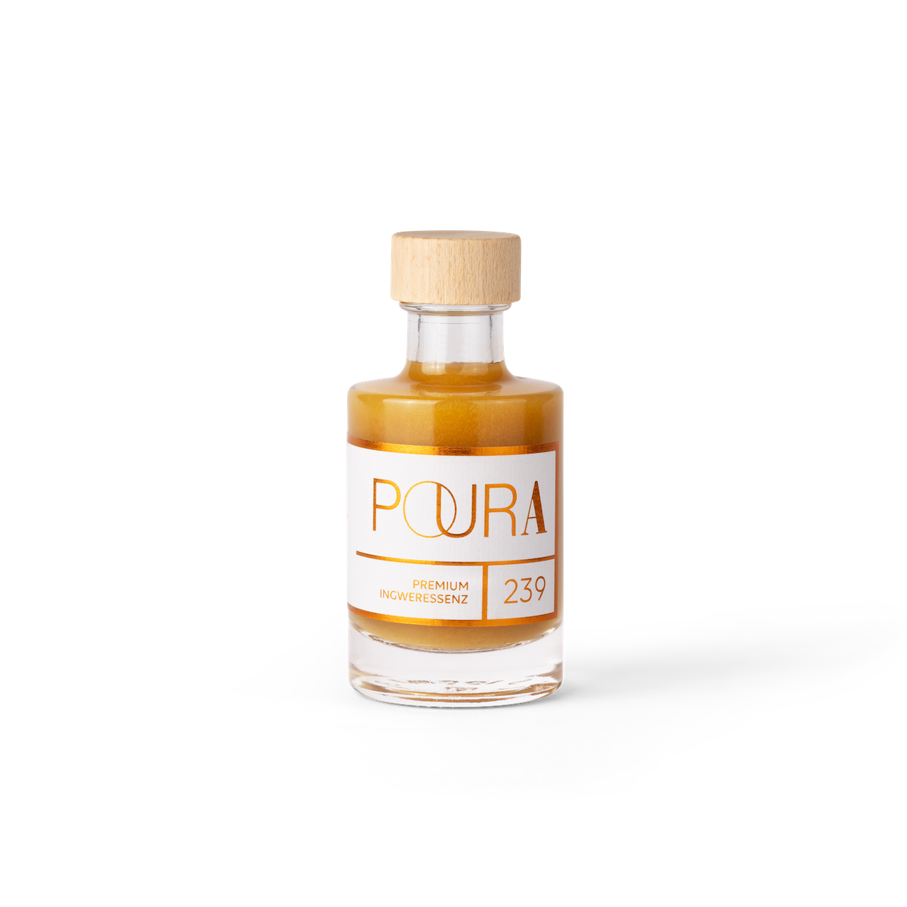 POURA Premium Ingwer Essenz (95 ml) – Bio, Vegan, Vielseitig – Poura Shop